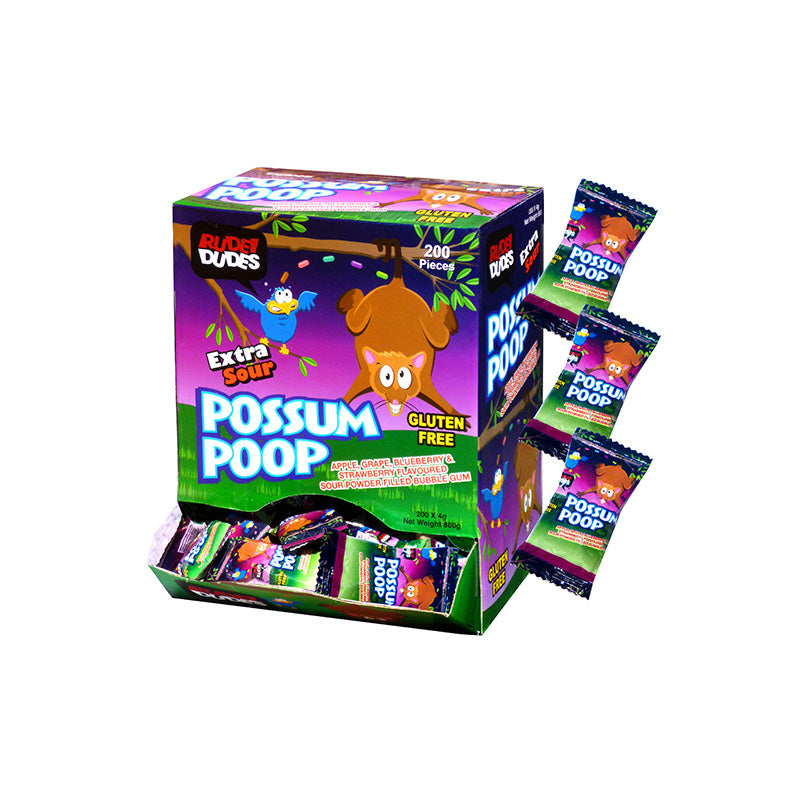 Rude Dudes Possum Poop Balls 200 x 5g – Ocandy Confectionery
