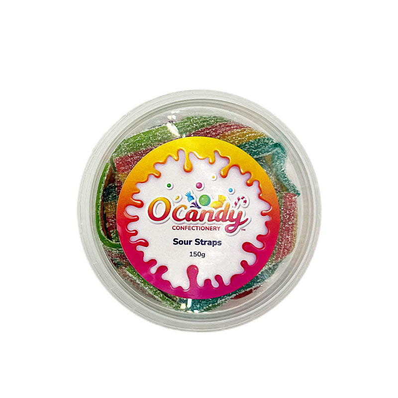 O'Candy Tub - Sour Straps 150g – Ocandy Confectionery